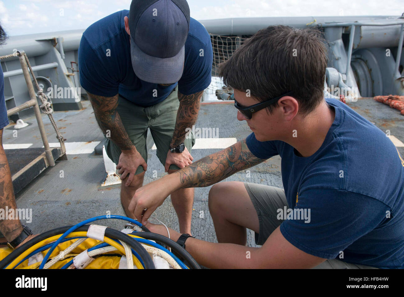 Navy Diver 1st Class Jonathan Gregg, from Roseburg, Ore., assigned to ...