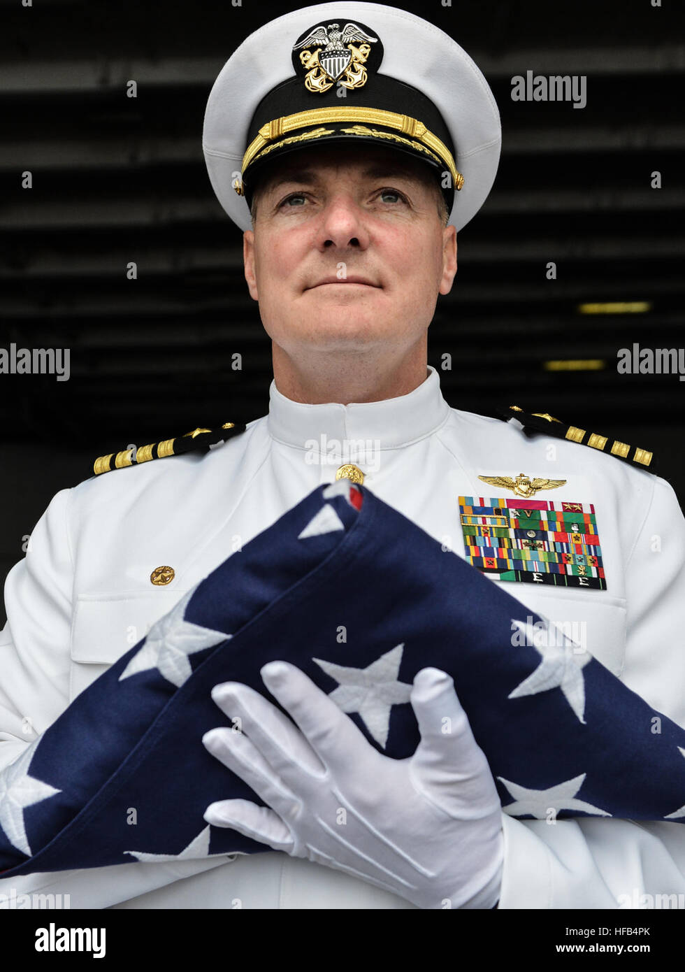 USS Ronald Reagan (CVN 76) Commanding Officer, Capt. Christopher Bolt ...