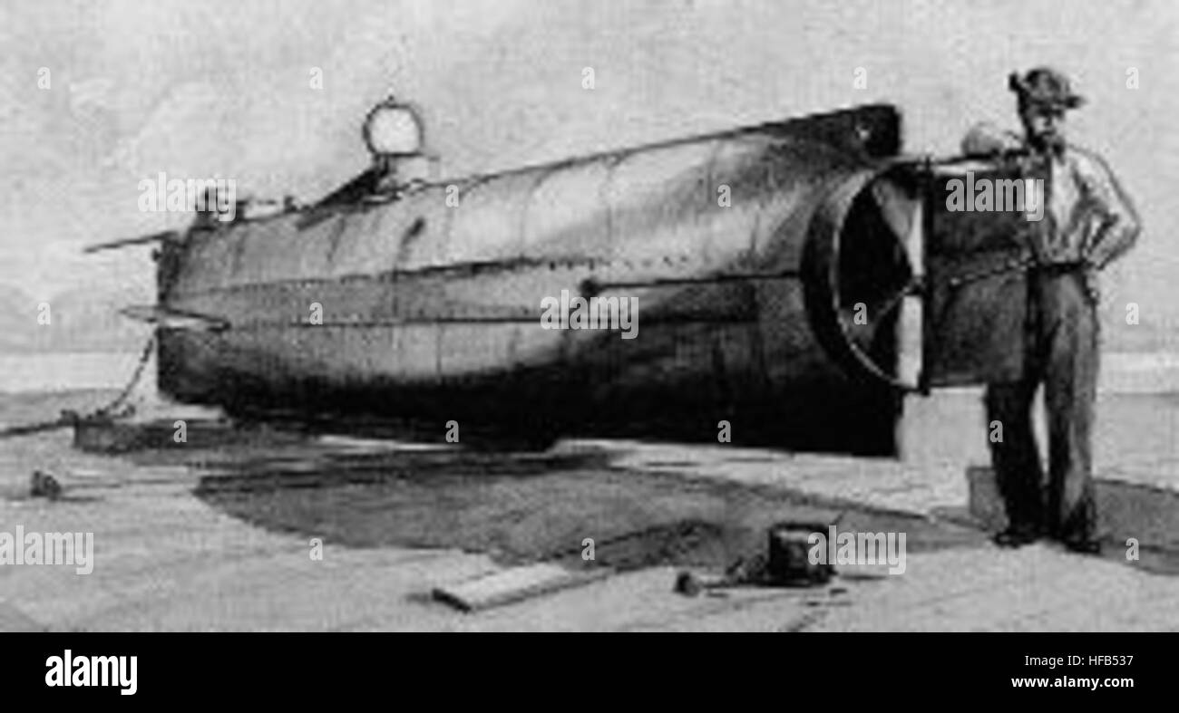 Css hunley Black and White Stock Photos & Images - Alamy