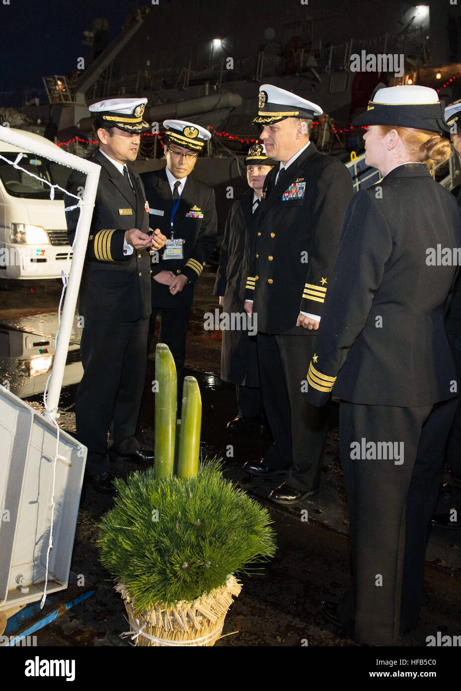 Capt. Yasuhiro Sato, commanding officer of the Japan Maritime Self ...