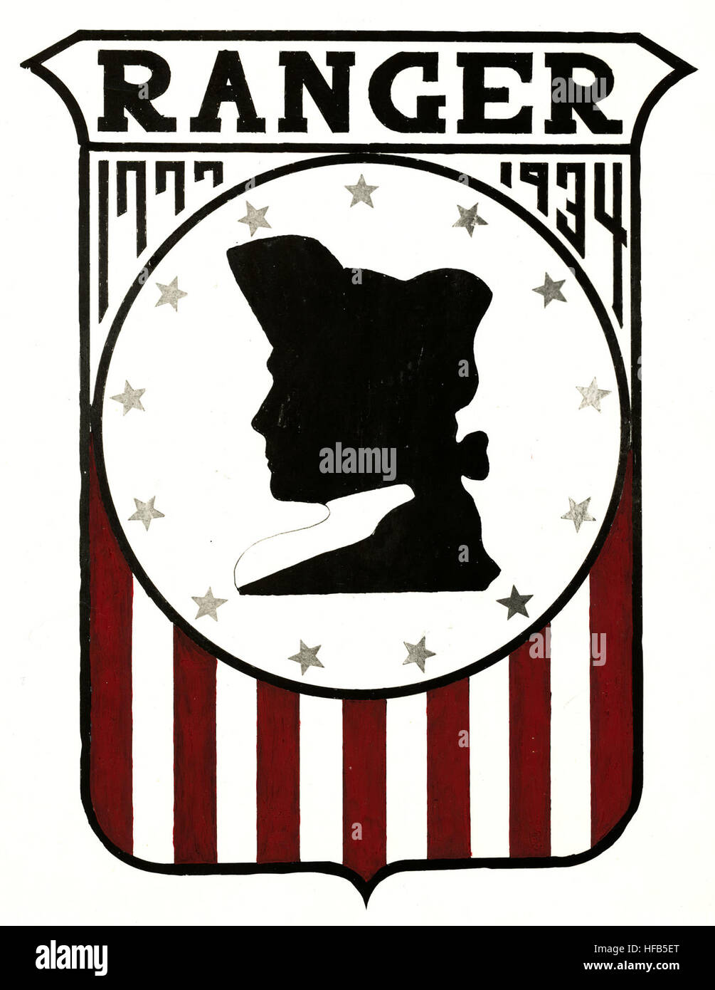 CV-4 Ranger insignia Stock Photo - Alamy