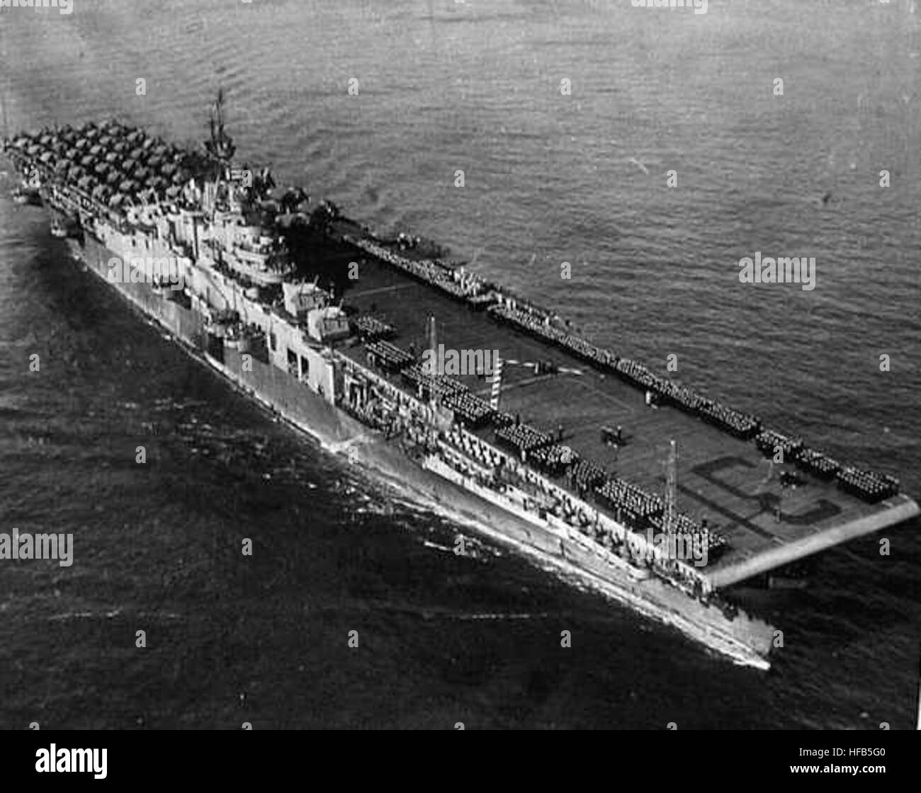 CV-31 returning SF 1945 Stock Photo - Alamy