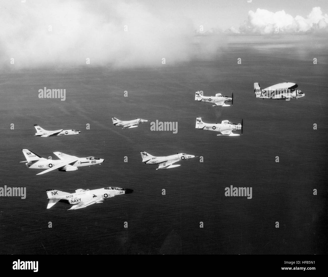 Carrier Air Wing 14 aircraft conduct flight operations demonstrating U ...