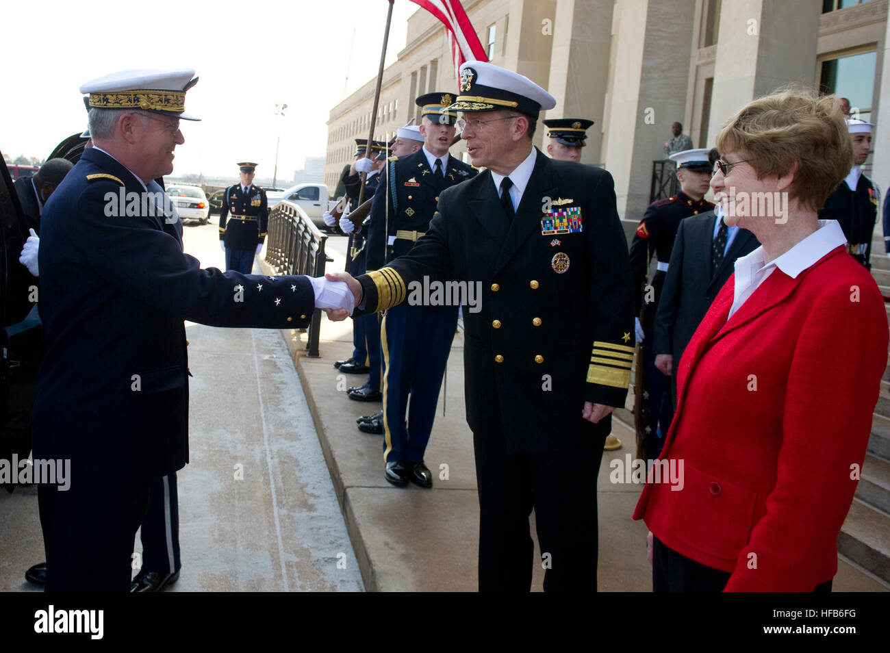 The Chairman of the Joint Chiefs of Staff welcomes the French Chief of ...