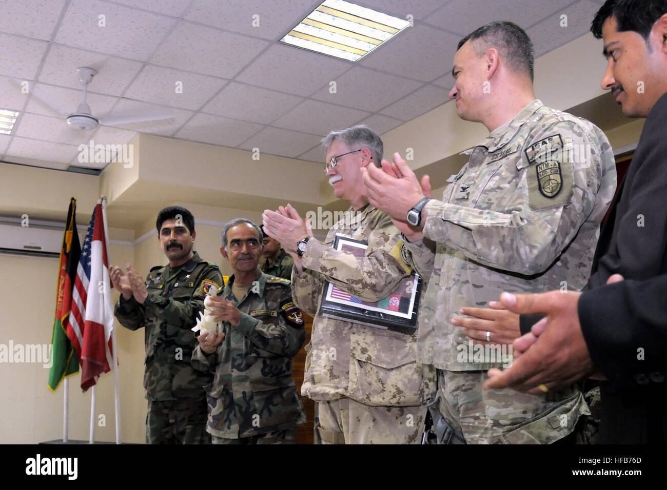 KABUL, Afghanistan (May 16, 2012) -- U.S. Army Col. David Komar, guest ...
