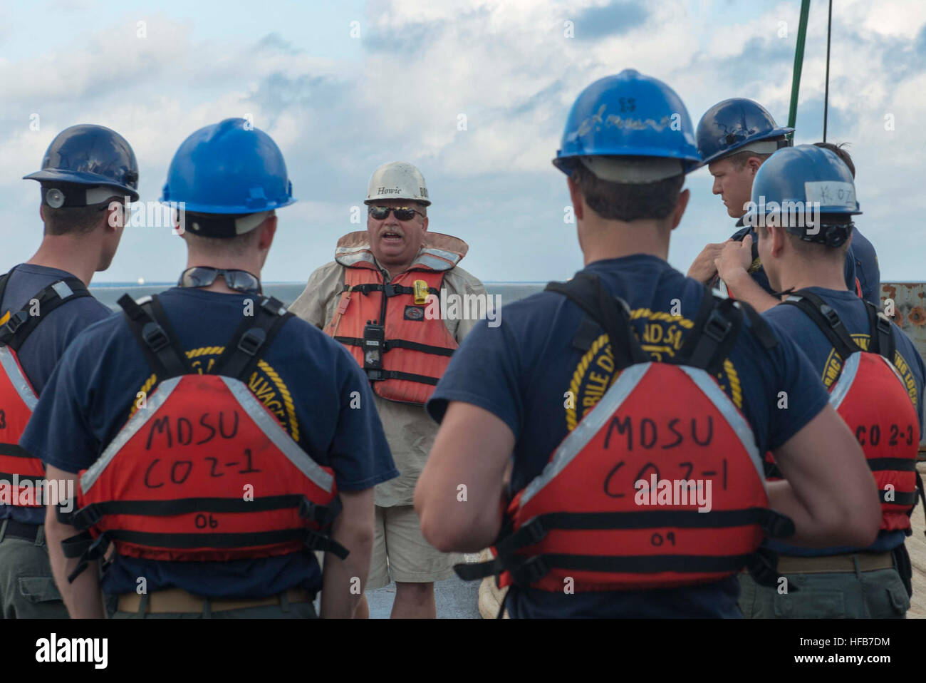 Ship crew members and safety hi-res stock photography and images - Alamy