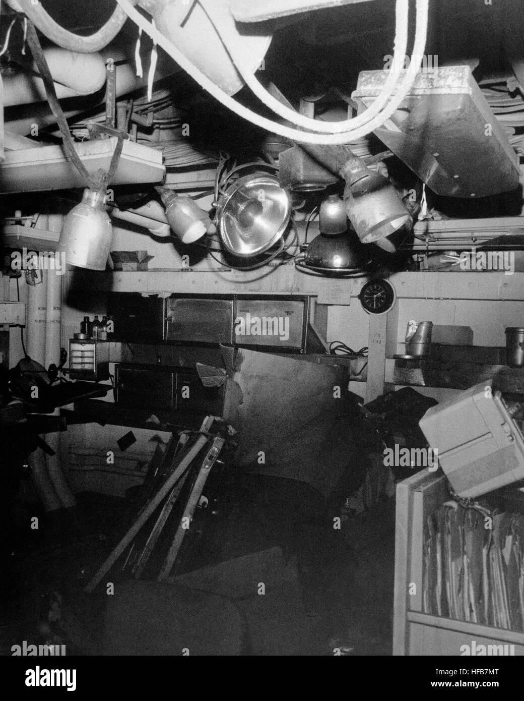 Aboard uss john f Black and White Stock Photos & Images - Alamy