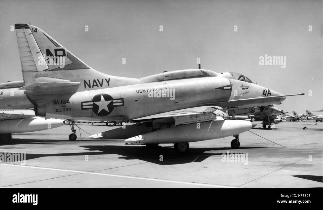 Douglas A-4F VA-164 1970 Stock Photo - Alamy
