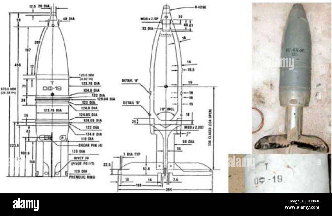 125mm he-frag OF-19 Stock Photo - Alamy