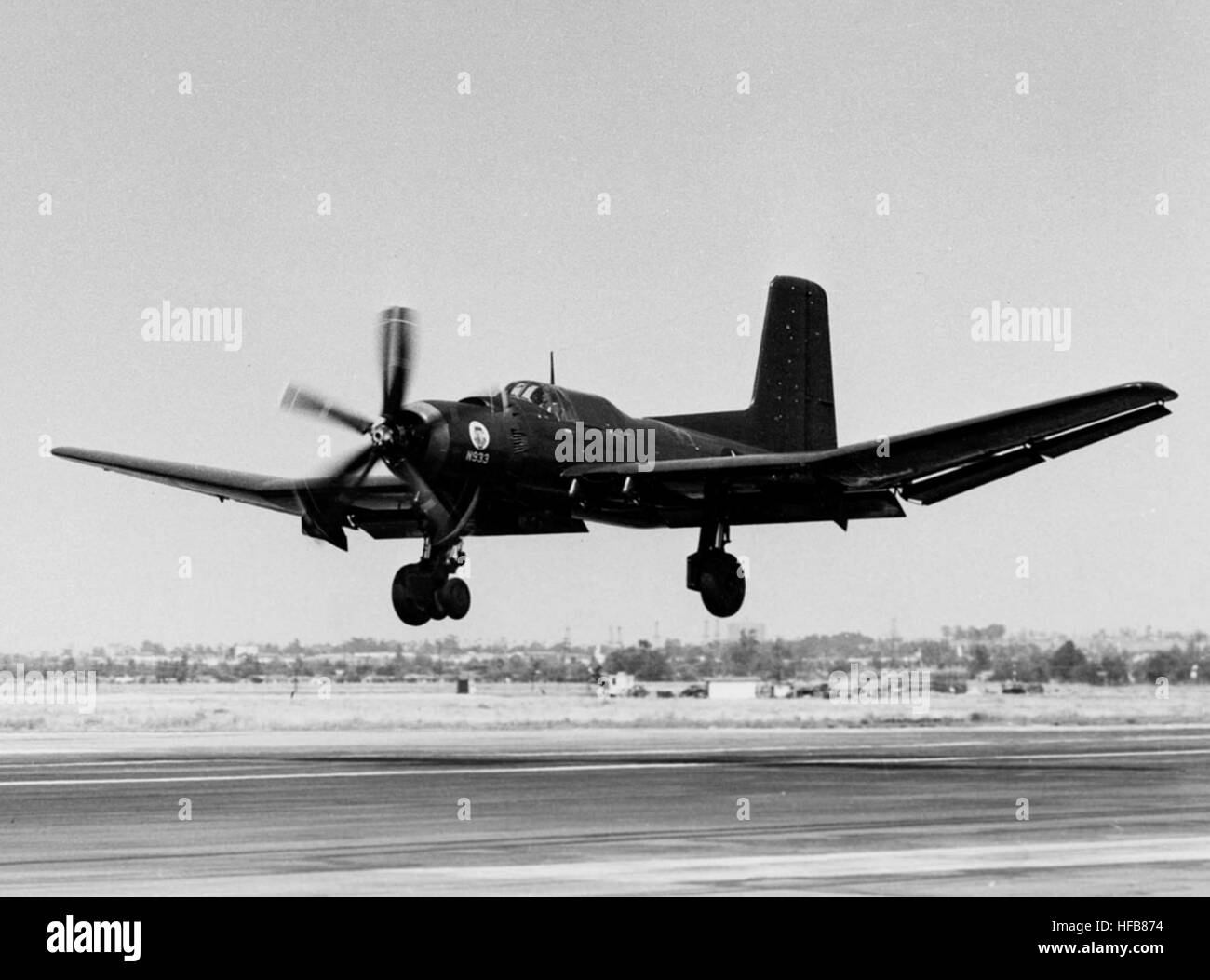 Douglas XTB2D-1 landing c1945 Stock Photo - Alamy