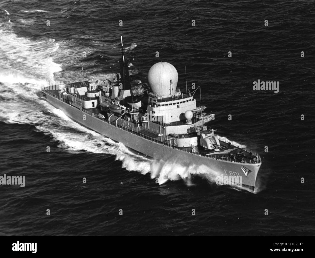 Dutch frigate Tromp (F801) operating with the NATO Standing Naval Force ...