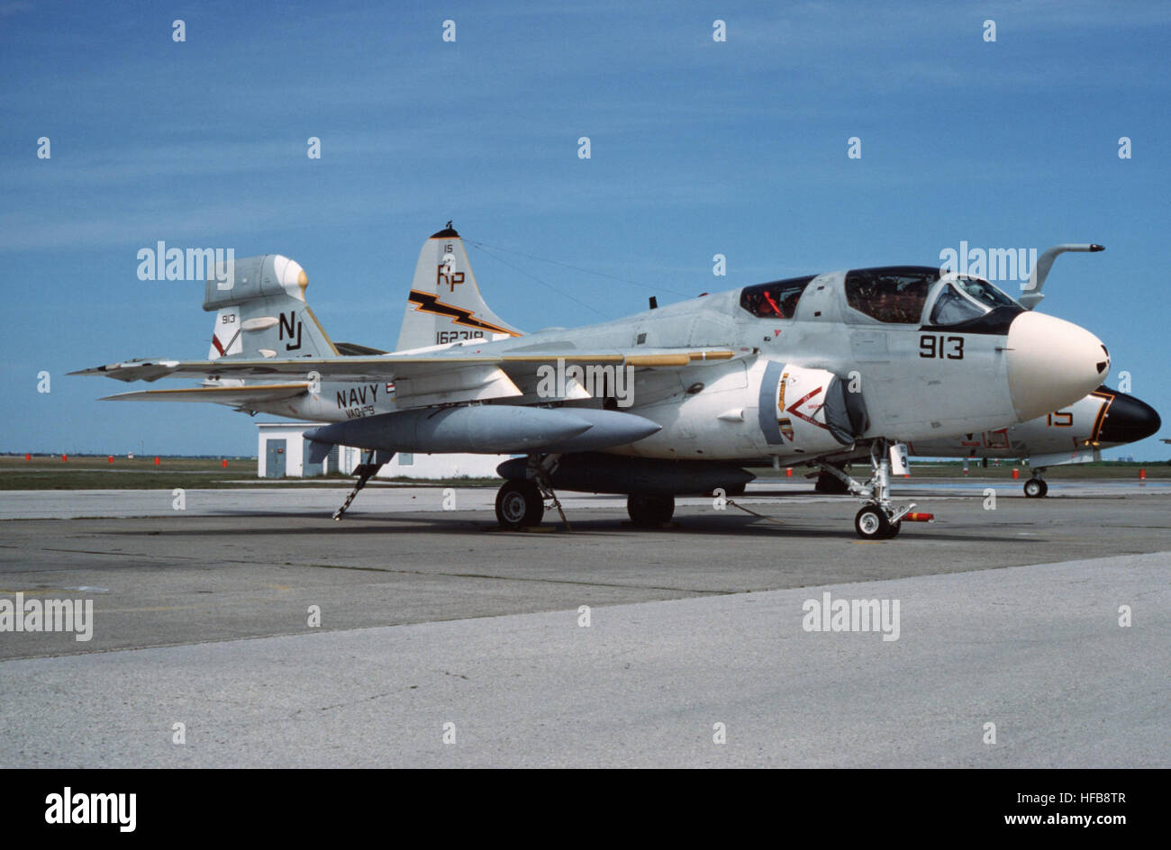 EA-6B VAQ-129 at NAS Dallas 1988 Stock Photo - Alamy