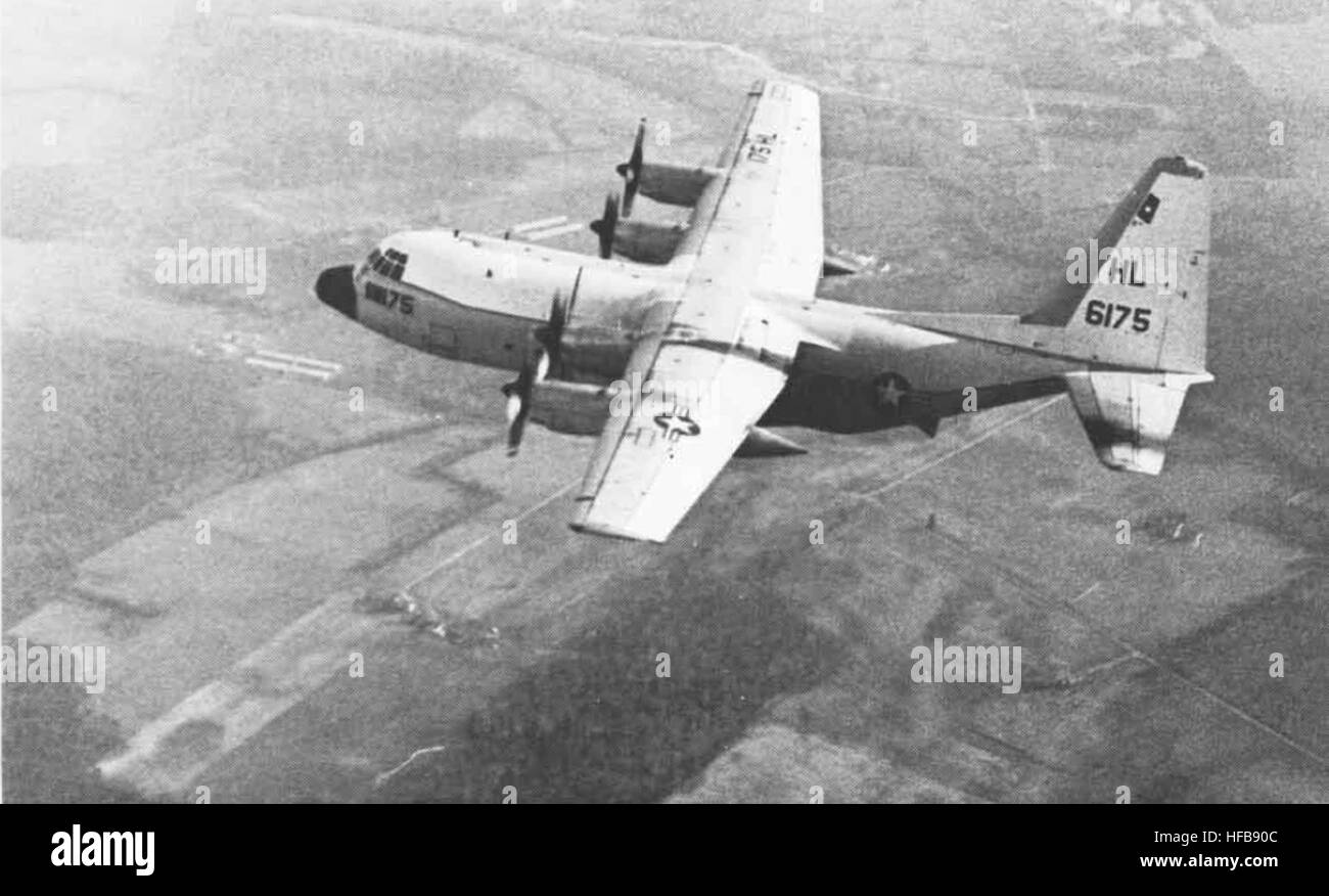EC-130Q Hercules of VQ-4 in flight c1973 Stock Photo - Alamy