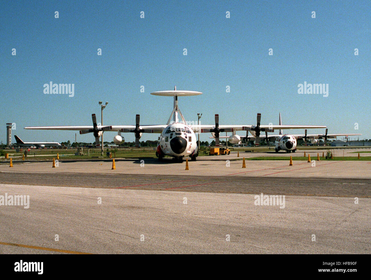 EC-130V front view at CGAS Clearwater 1993 Stock Photo - Alamy