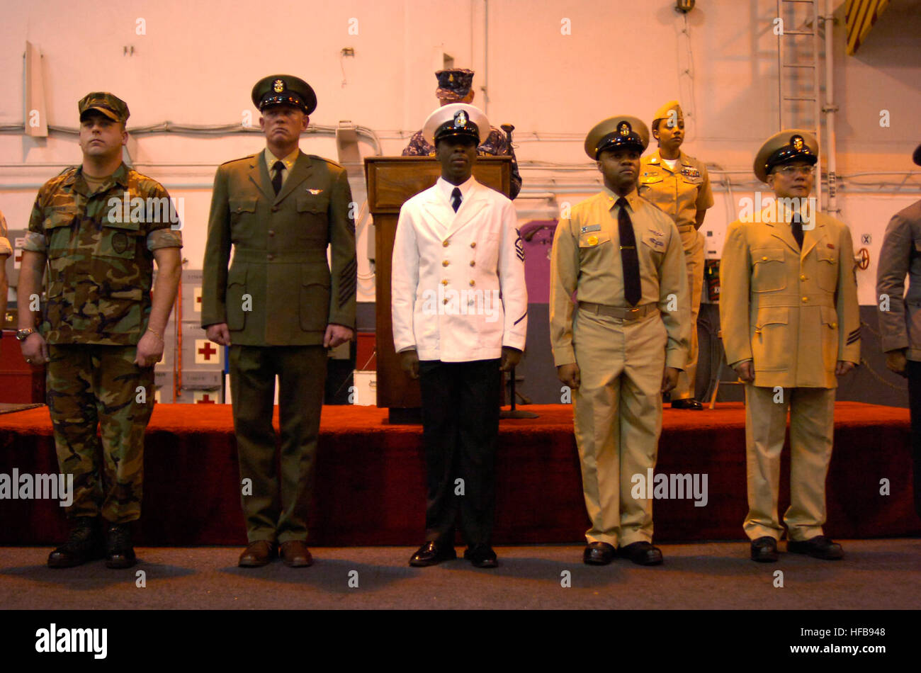 Chief petty officers model past and present uniforms worn by CPOs ...