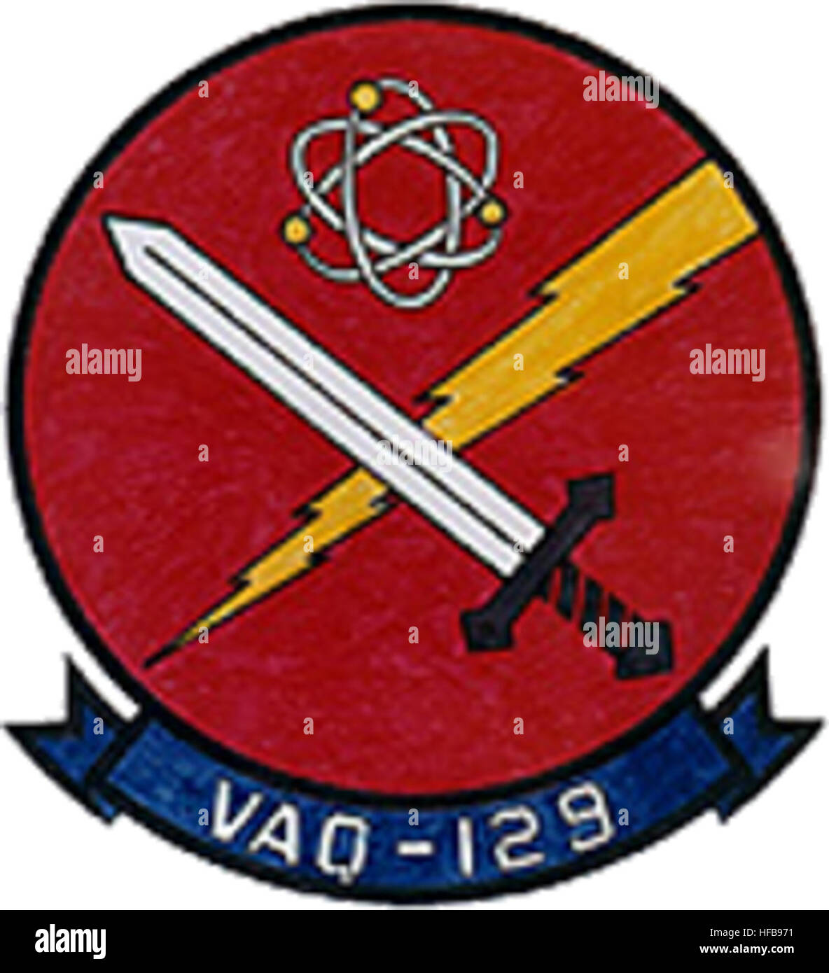 Electronic Attack Squadron 129 (US Navy) insignia 1971 Stock Photo - Alamy