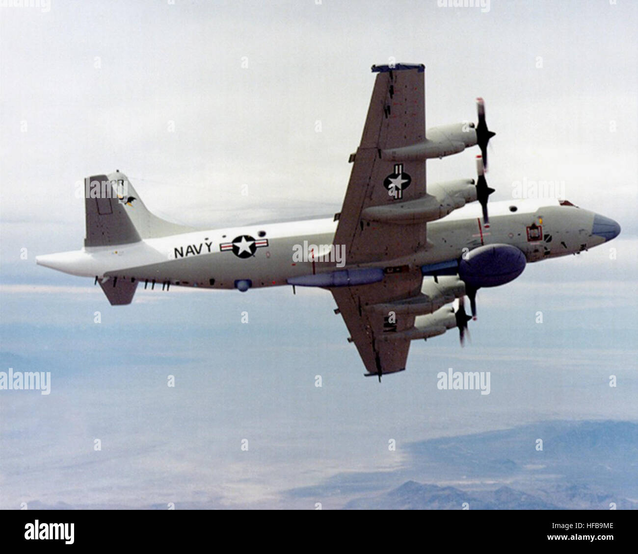 EP-3E Orion VQ-1 from below Stock Photo - Alamy