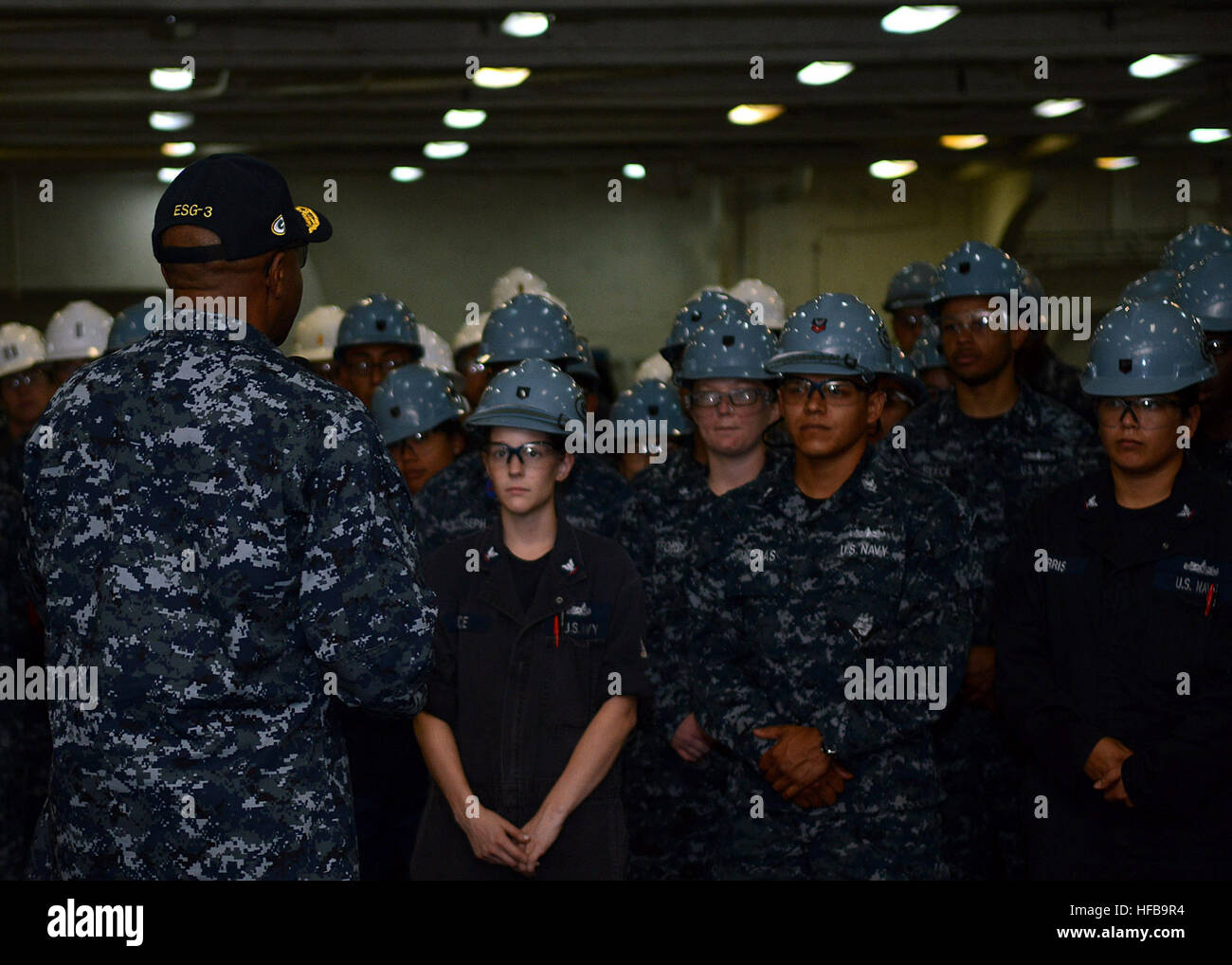 Commander of expeditionary strike group esg 3 hi-res stock photography ...