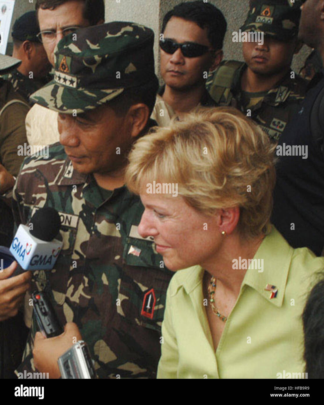 U.S. Ambassador to the Philippines Kristie A. Kenney and Armed Forces ...