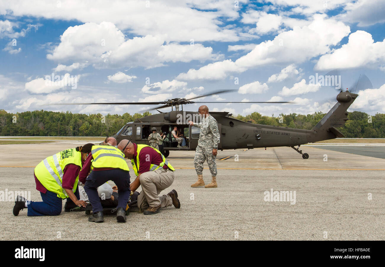 Army and Navy first responders exercise a mass casualty component of ...