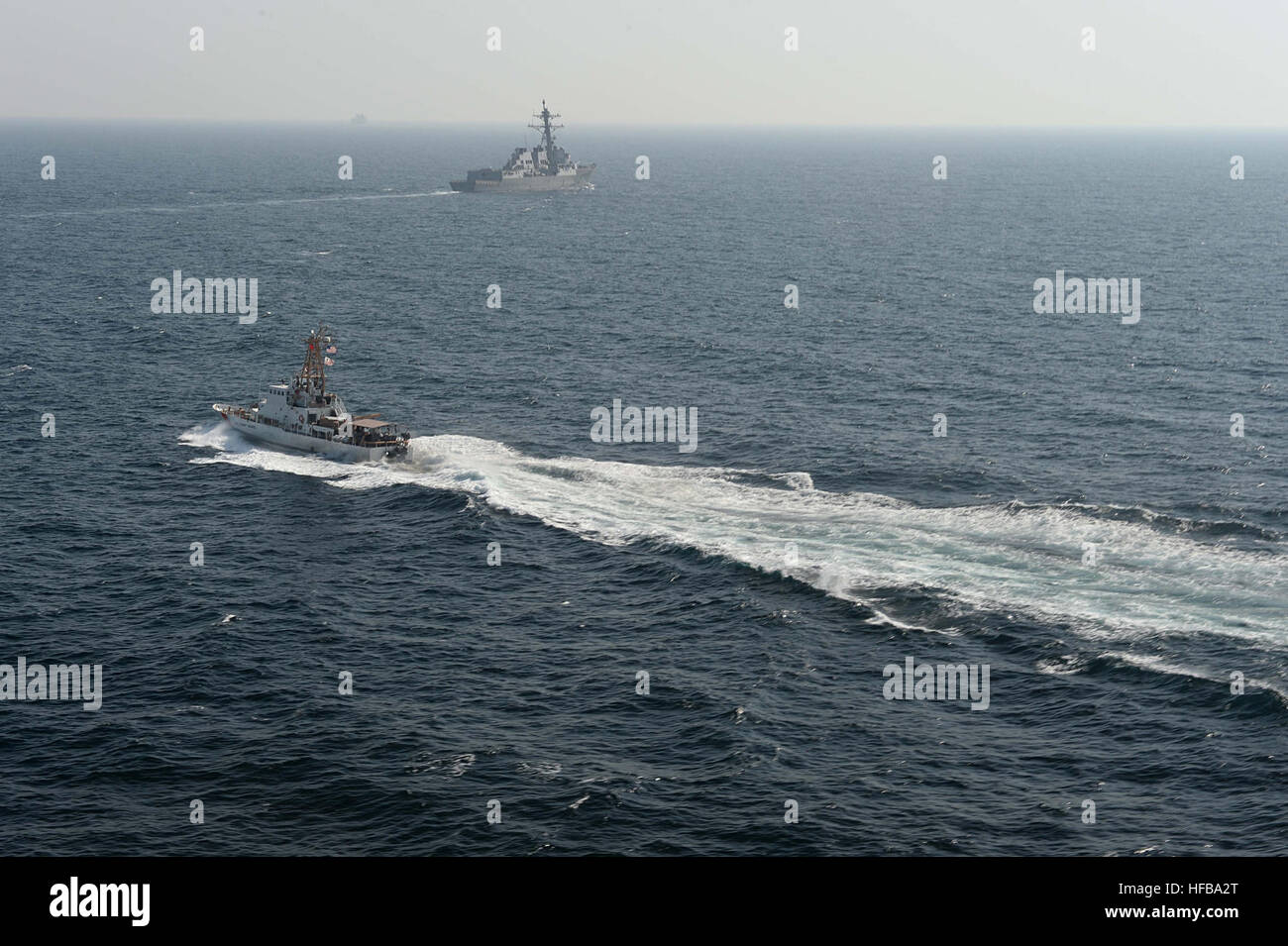 The U.S. Coast Guard cutter Maui (WPB 1304) acts as an 'opposing force ...
