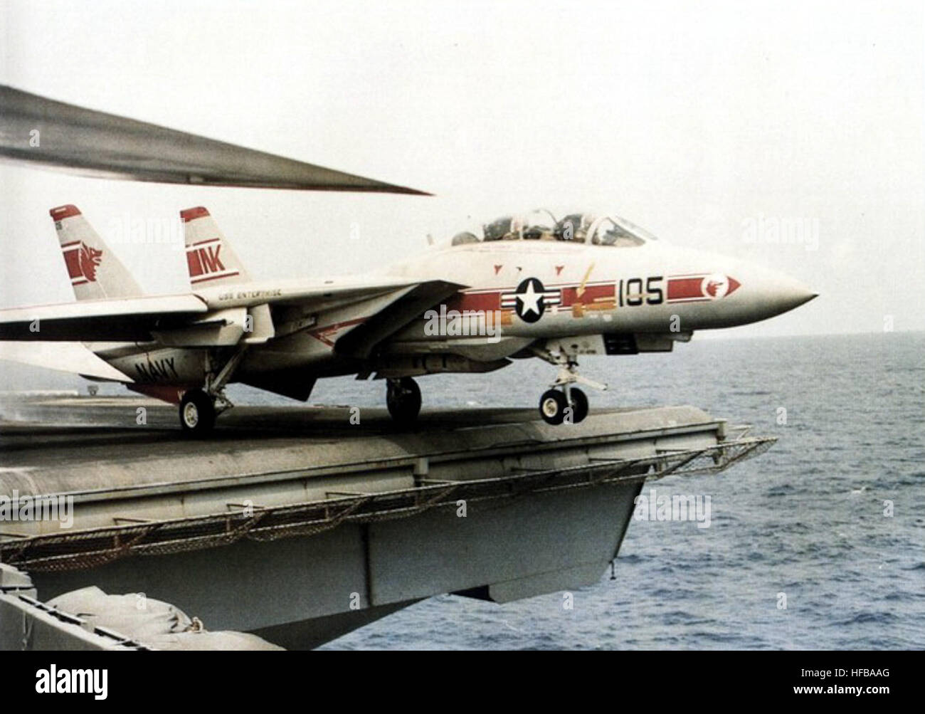 F-14A of VF-1 launched from USS Enterprise (CVN-65) 1978 Stock Photo - Alamy