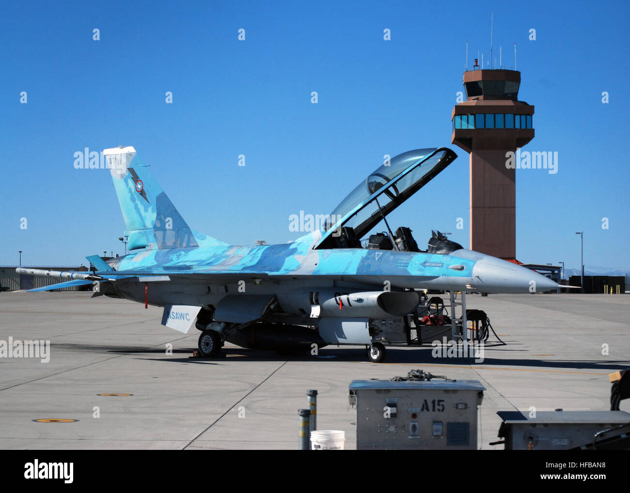 150305-N-IM823-066 FALLON, Nev. (March 5, 2015) An F-16 Viper attached ...