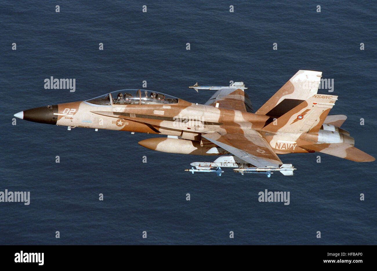 An F/A-18 Hornet from Naval Strike Air Warfare Center (NSAWC) armed ...