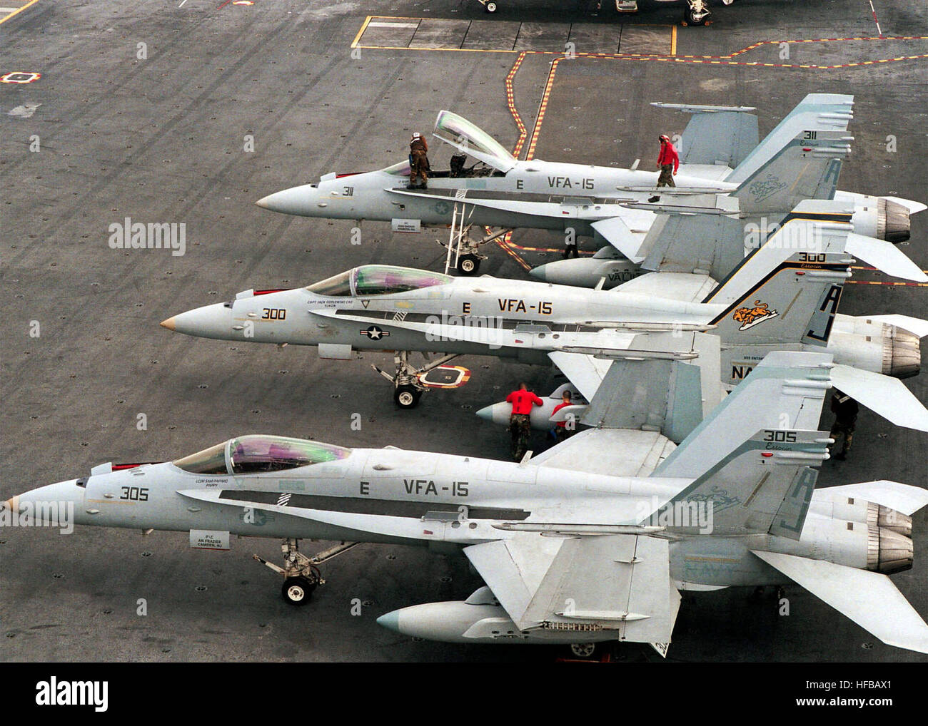 Three F/A-18 "Hornets" attached to the "Valions" of Strike Fighter ...