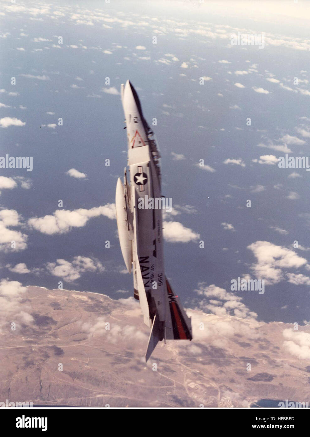 F-4N Phantom II of VF-154 in vertical climb 1983 Stock Photo - Alamy