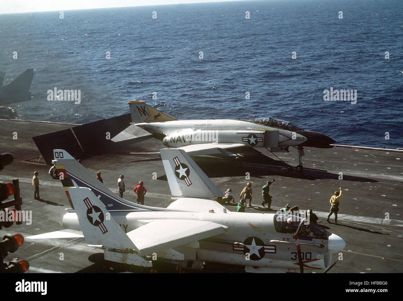 An overhead right side view of an F-4 Phantom II aircraft from Fighter ...