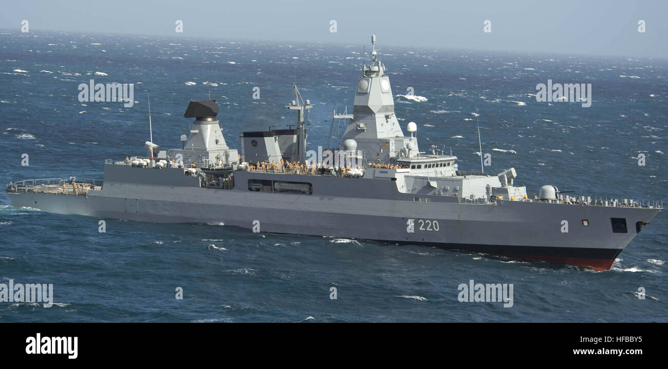 German navy frigate fgs hamburg hi-res stock photography and images - Alamy