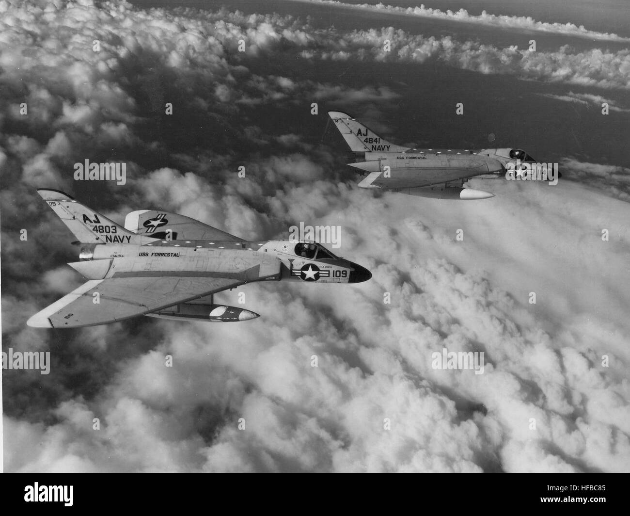 F4D-1 VF-102 CVA-59 Stock Photo - Alamy