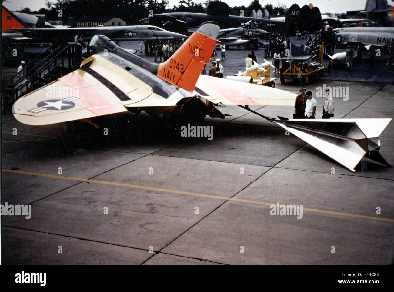 F4D-1 with towed target at Andrews AFB 1960 Stock Photo - Alamy