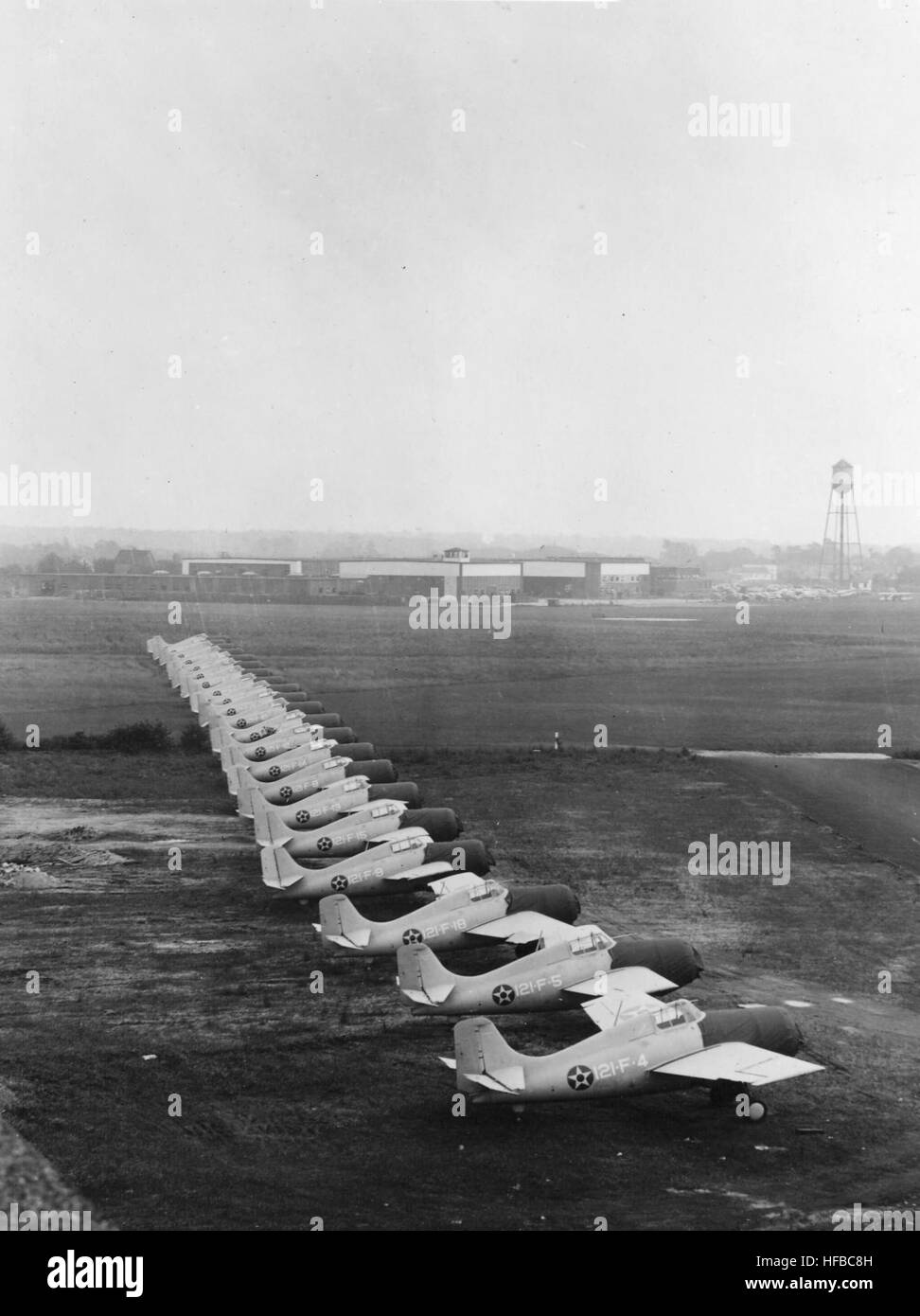 F4F-3 Wildcats of VMF-121 in 1941 Stock Photo - Alamy