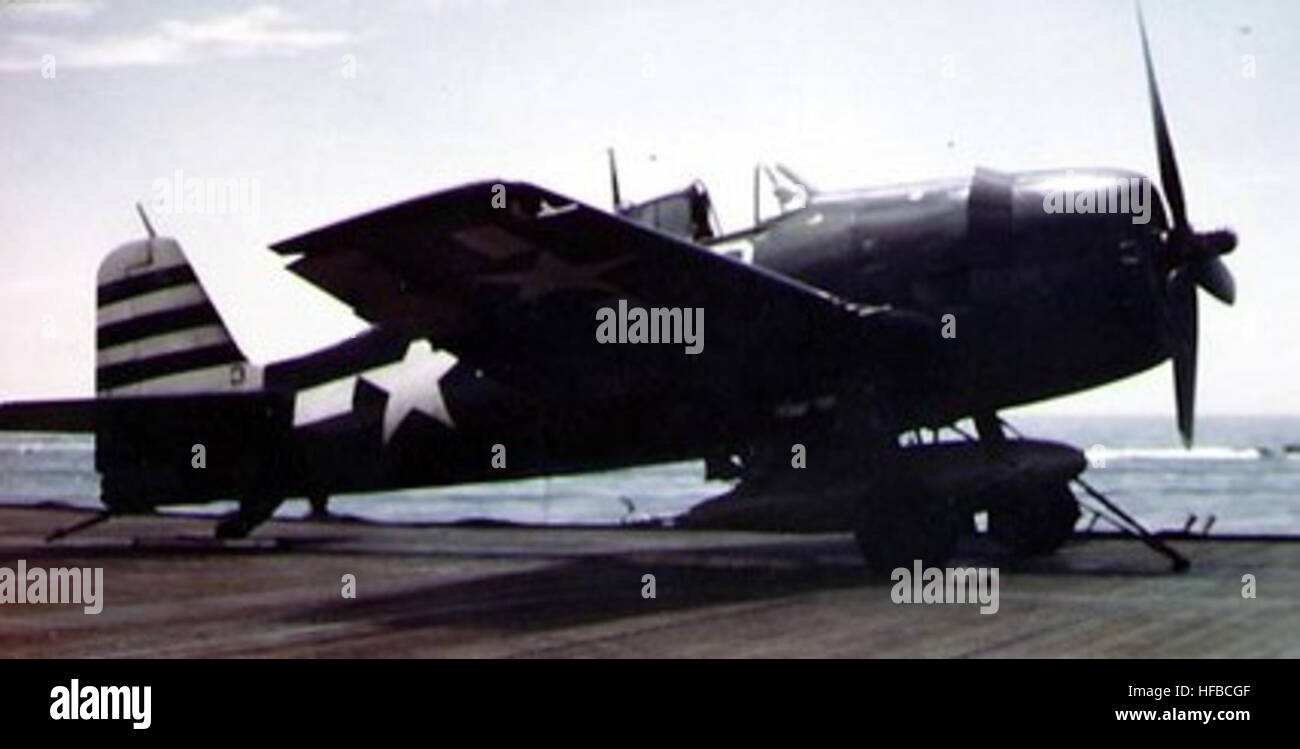 F6F-5 VF-12 USS Randolph 1945 Stock Photo - Alamy