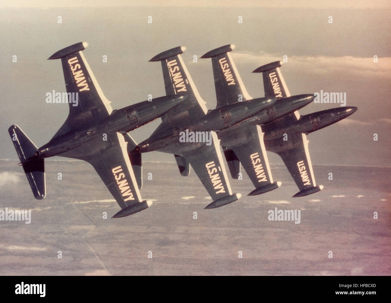 An F-4B Phantom fighter jet from Marine Fighter Attack Squadron VMFA ...
