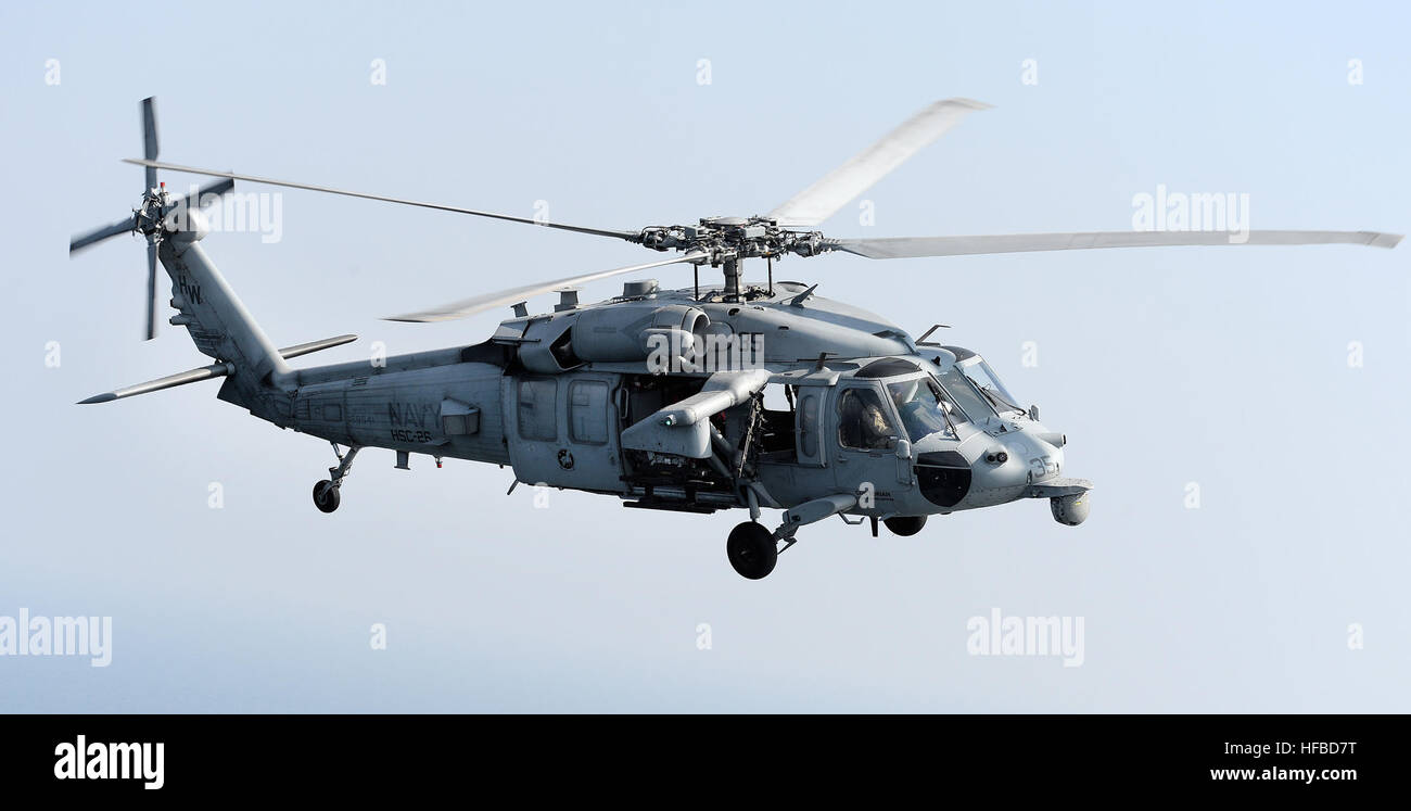 An MH-60S Sea Hawk helicopter assigned to Helicopter Sea Combat ...