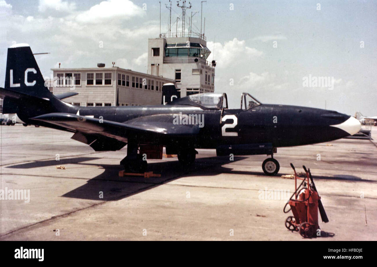 FH-1 Phantom of VMF-122 at NAS Memphis 1949 Stock Photo - Alamy