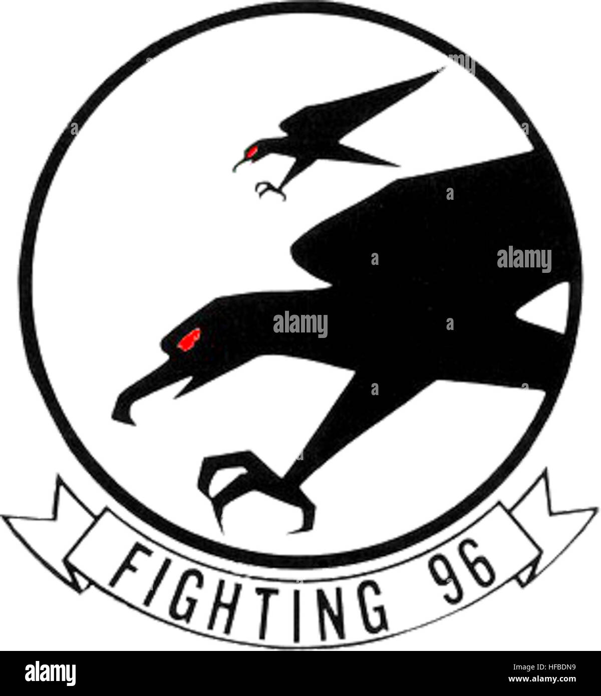 Fighter Squadron 96 (US Navy) insignia c1970 Stock Photo - Alamy