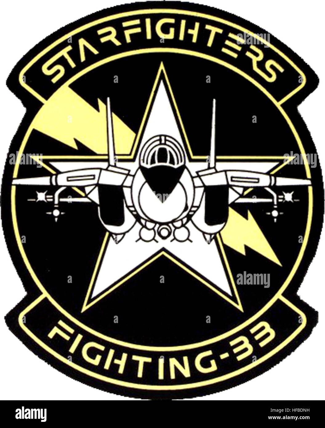 Fighter Squadron 33 (US Navy) insignia 1992 Stock Photo - Alamy