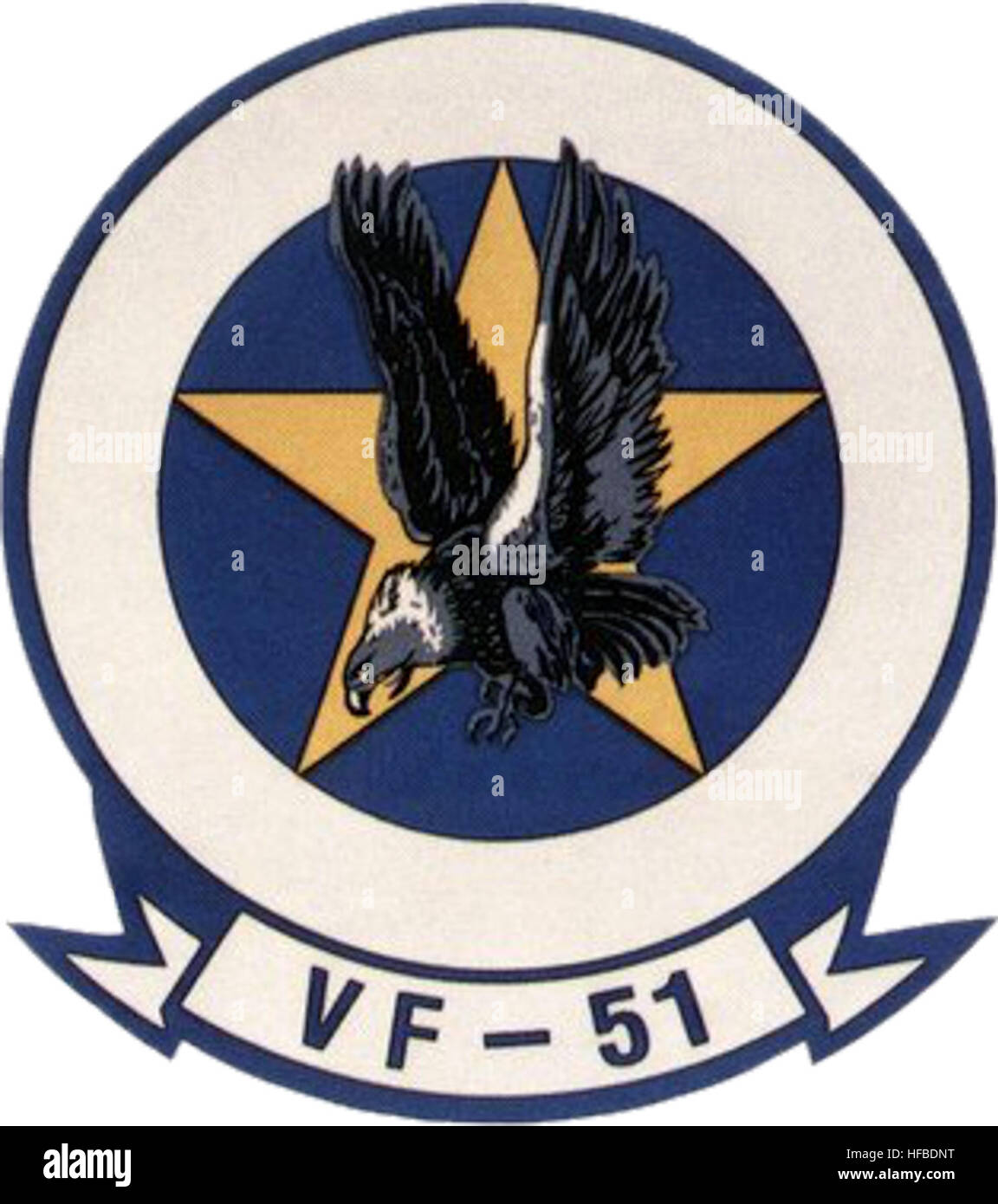 Fighter Squadron 51 (US Navy) patch c1990 Stock Photo - Alamy