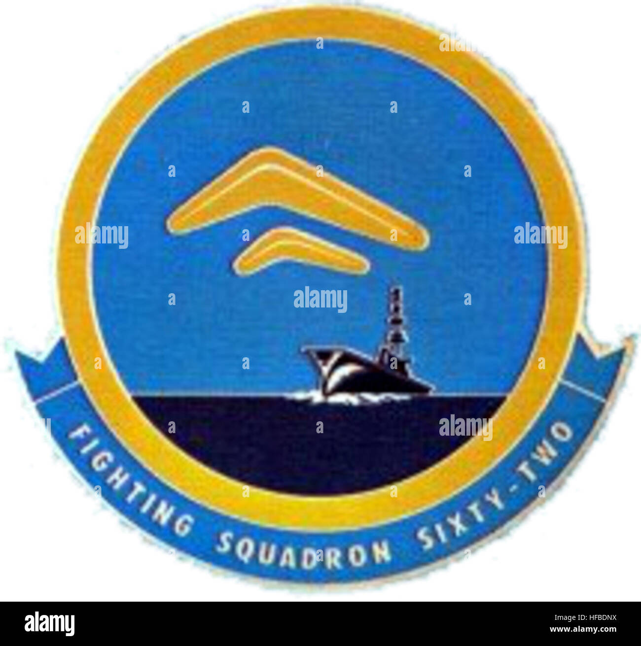 Fighter Squadron 62 (US Navy) insignia c1965 Stock Photo - Alamy