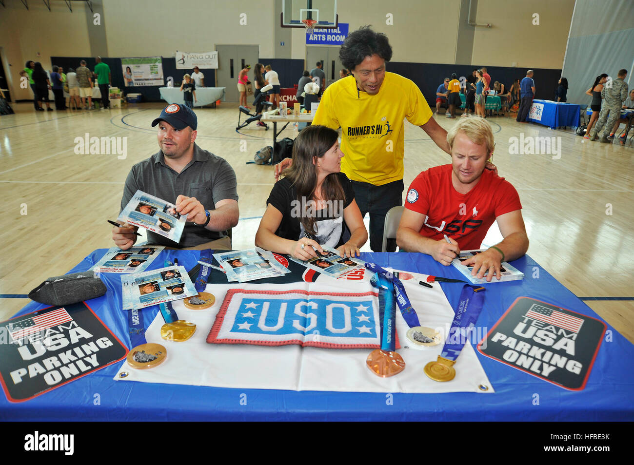 U.S. Olympic athletes Steven Holcomb, left, bobsledder, Kelly Clark ...