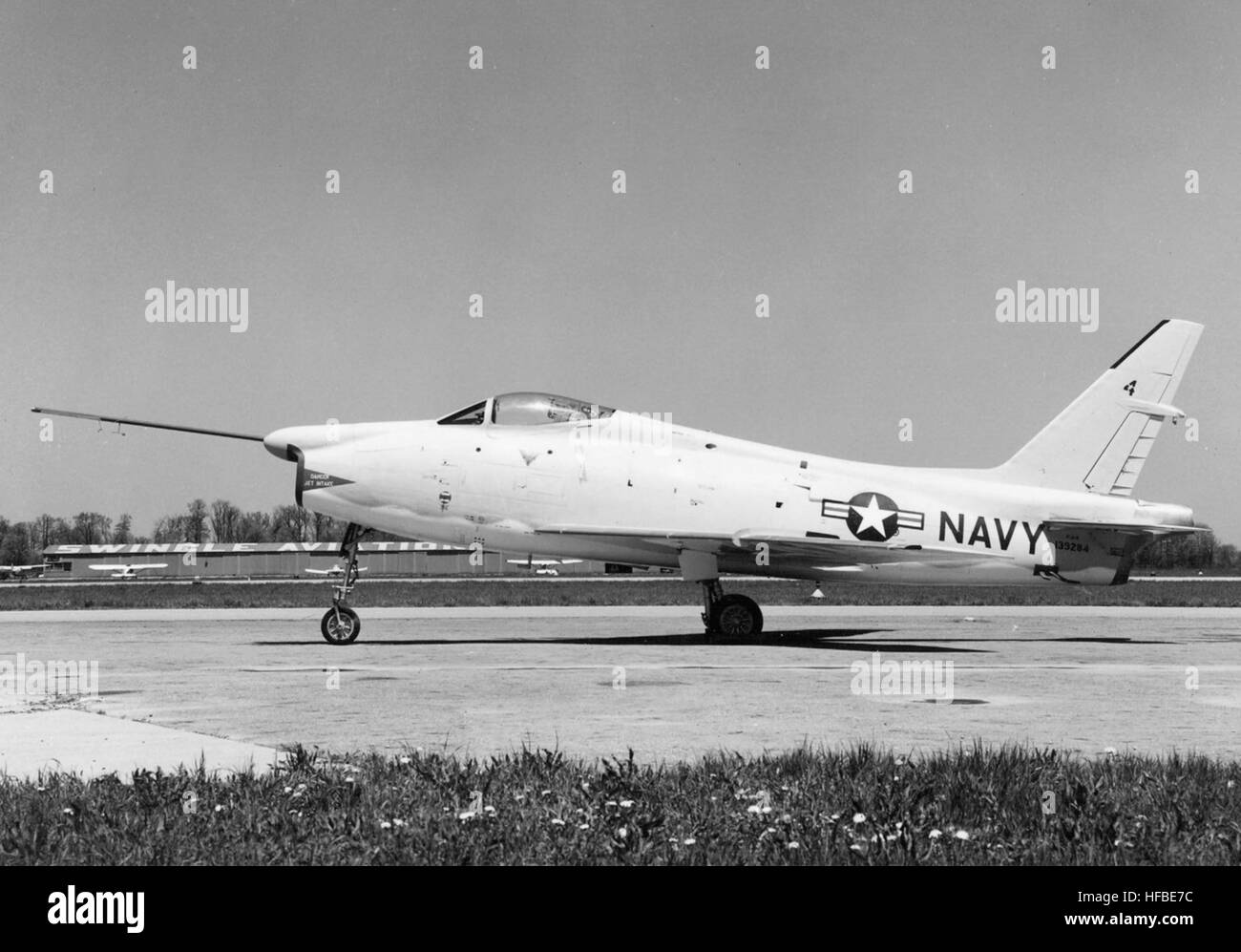 Jet fighter on ground Black and White Stock Photos & Images - Alamy