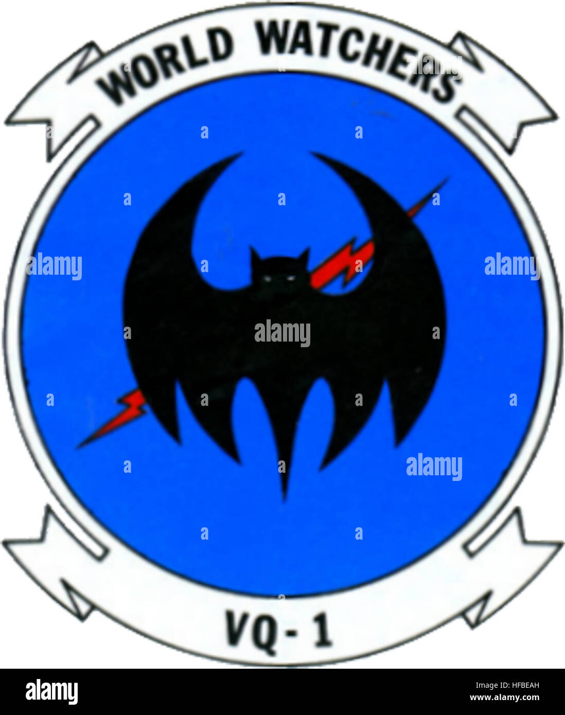 Fleet Air Reconnaissance Squadron 1 (US Navy) insignia 1980s Stock ...