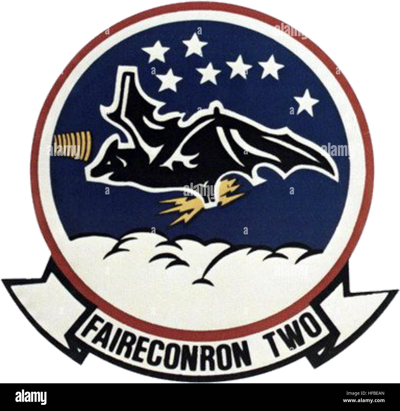 Fleet Air Reconnaissance Squadron 2 (US Navy) insignia c1984 Stock ...