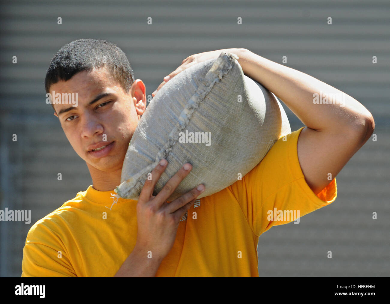 PENSACOLA, Fla. (Aug. 26, 2012) Airman Matthew Rabe, from Merced, Calif ...