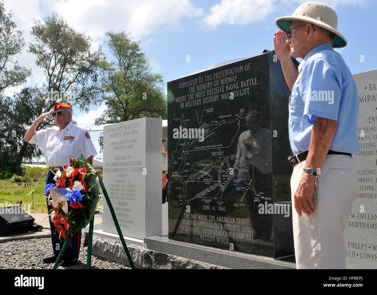 Battle of midway national memorial hi-res stock photography and images ...