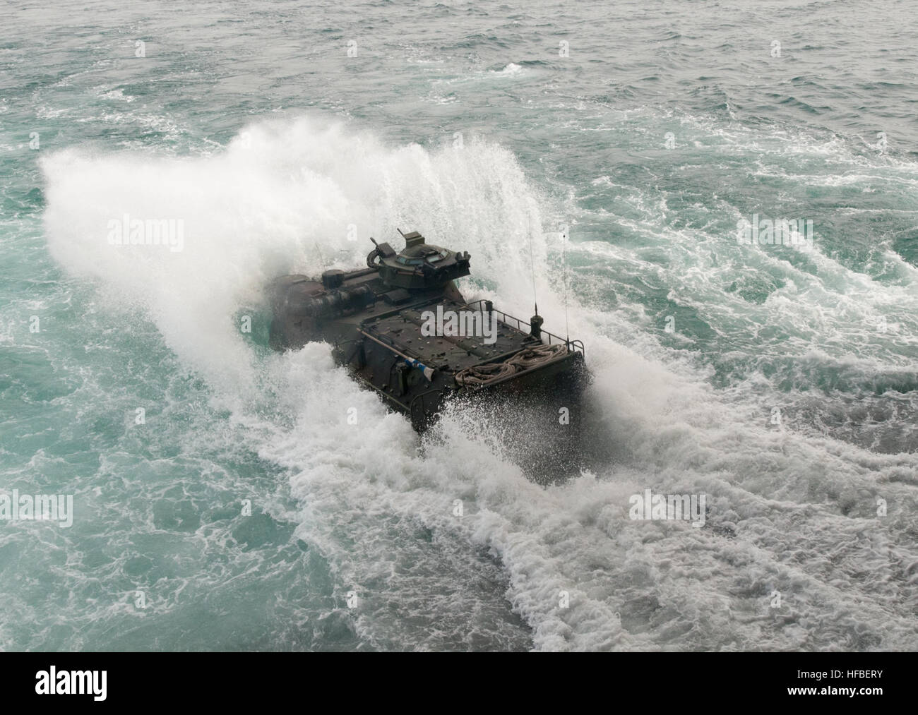 An amphibious assault vehicle from 2nd Amphibious Assault Battalion ...